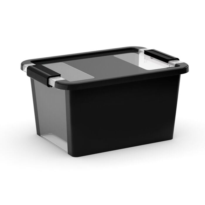 Úložný box s recyklovaného plastu s vekom, veľkosť S - 11 l, 19x36,5x26 cm